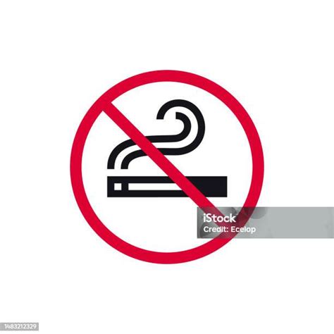 흡연 금지 표지판 담배의 날 금지 현대 라운드 스티커 벡터 일러스트레이션 금지 담배에 대한 스톡 벡터 아트 및 기타 이미지 담배 담배꽁초 표지판 Istock
