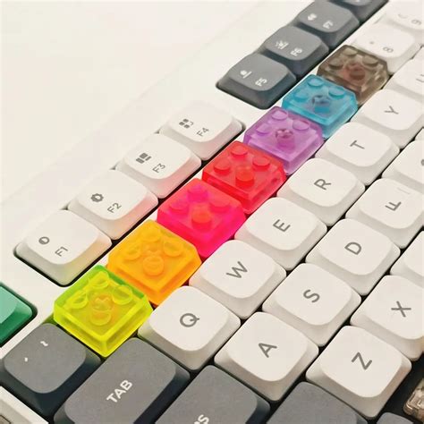 Translucent Building Block Custom Made Fans Kawaiikeycaps