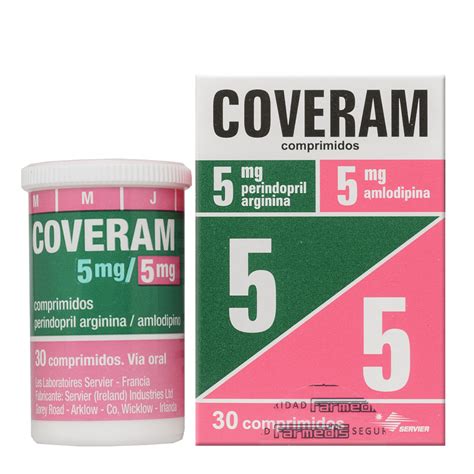 Coveram 55mg X 30 Comp Farmedis Sa