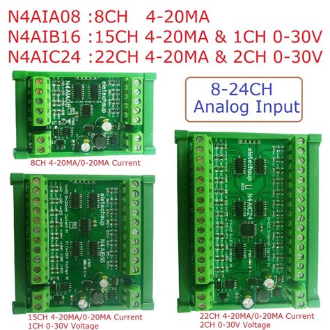 Купить 8 24CH 4 20MA To RS485 Current Analog Input Collector Module