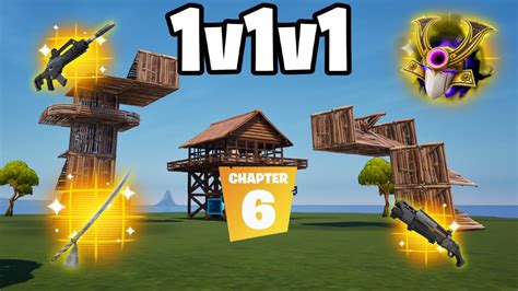 1v1v1 Realistic Chapter6 PVP FFA 2443 7700 8349 By Yah Dean Fortnite Creative Map Code