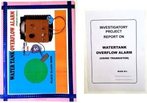 ONTEX ELECTRONICS WATER TANK TANKI OVERFLOW ALARM USING TRANSISTOR WITH REPORT Educational