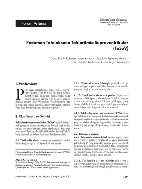 Pedoman Tatalaksana Takiaritmia Rev 1 Pdf