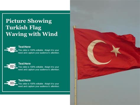 Picture Showing Turkish Flag Waving With Wind Ppt Powerpoint Presentation File Portfolio Pdf