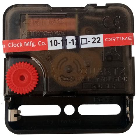 Black Analog Wall Clock Machine Ajanta Mfg Ortime Wall Clock Machine