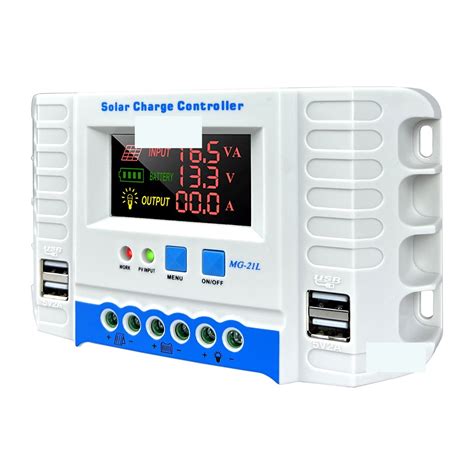 20a 30a 40a Pwm Solar Charge Controller 12v 24v Pv Regulator Lcd