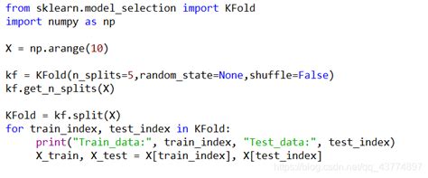 K折交叉验证处理数据！k倍交叉验证可以直接处理原始数据吗 Csdn博客