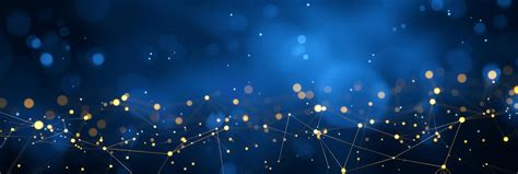 Tech Themed Abstract Digital Backdrop With Neural Networks Data