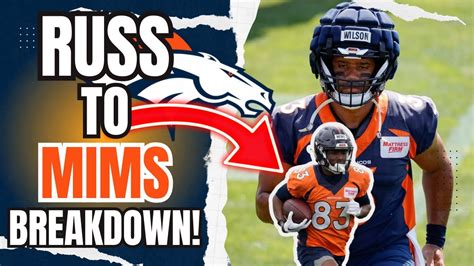 Film Study Denver Broncos Qb Russell Wilson With Vintage Deep Ball To