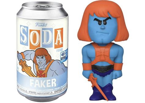 Funko Soda Masters Of The Universe Faker Wondercon Exclusive Opened Can