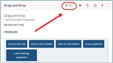 Create A Drag And Drop Problem Question Original ELearning University Of Queensland