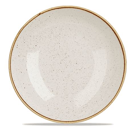 Churchill Super Vitrified Stonecast Large Coupe Bowl Barley White 30