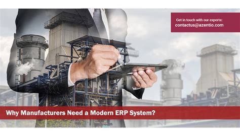 Why Manufacturers Need A Modern ERP System ONEERP