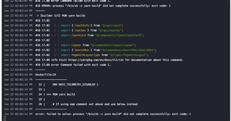 Error While Building The Nextjs Application Render