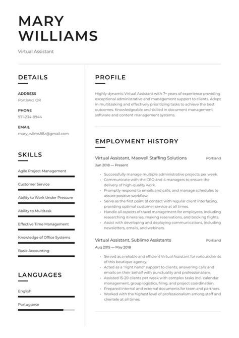 Video Resume Example At Carlos Snyder Blog