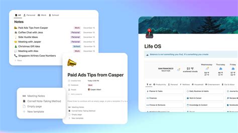 5 Notion Note Taking Meeting Notes Templates Gridfiti
