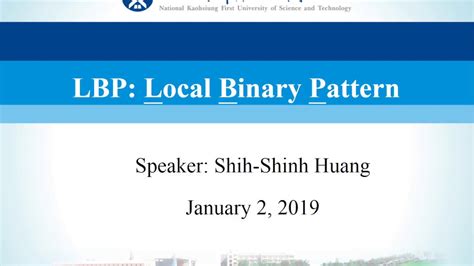 Quarter Dip Lbp Local Binary Pattern Youtube