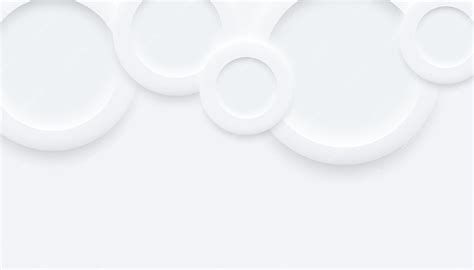 free vector geometric round shape on white neumorphic banner