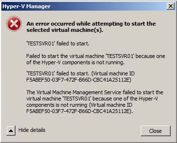 Hyper V Components Is Not Running Nested In VMWare Workstation Welcome To DoitFixit