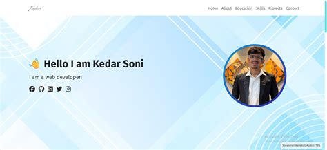 GitHub Kedarsoni04 PRODIGY WD 04 Portfolio Website