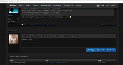 Introducing The Malwaretips Dark Theme Malwaretips Forums