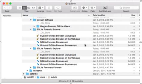 Sanderson Sqlite Forensic Toolkit On A Mac Os X Using Crossover Elcomsoft Blog