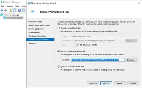 create and manage hyper v virtual machines in hyper v core nshield docs