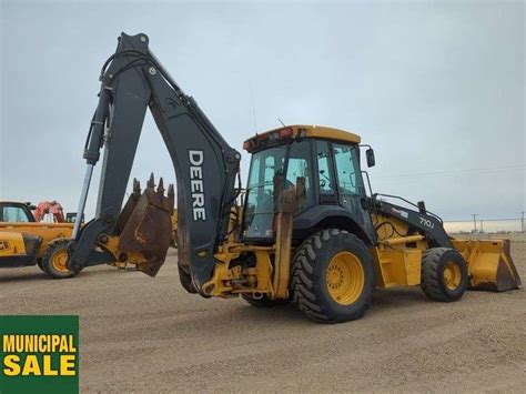 2009 John Deere 710j 4x4 Loader Backhoe Michener Allen Auctioneering Ltd