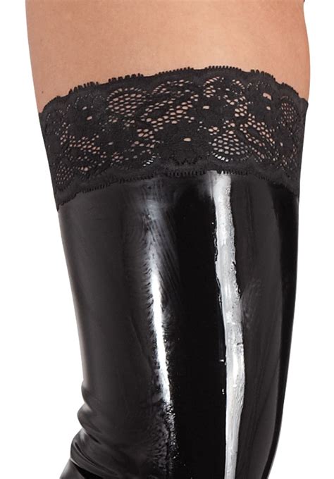 Strümpfe Aus Latex Mit Spitze Online Kaufen Bei Orionde
