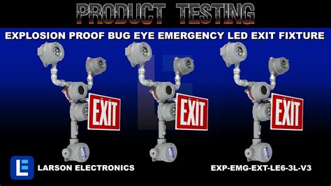 explosion proof bug eye emergency led exit fixture c1d1and2 90 min