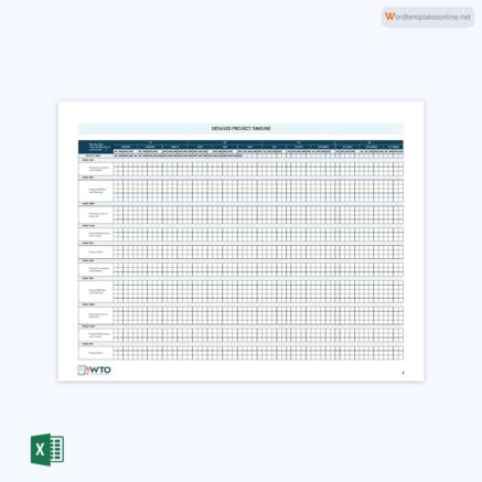 12 Free Project Timeline Templates Excel