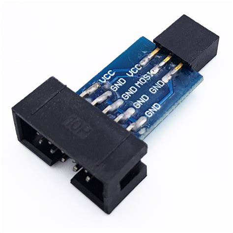 Đế Chuyển đổi Avr Isp Usbasp Stk500 10 Pin Sang 6 Pin Nshop