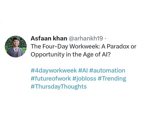 Asfaan Khan On Linkedin Work Jobloss Futureofwork Artificialintelligence Automation Ai