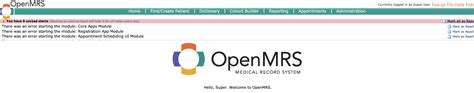 issue with reference application 2 9 0 openmrs talk