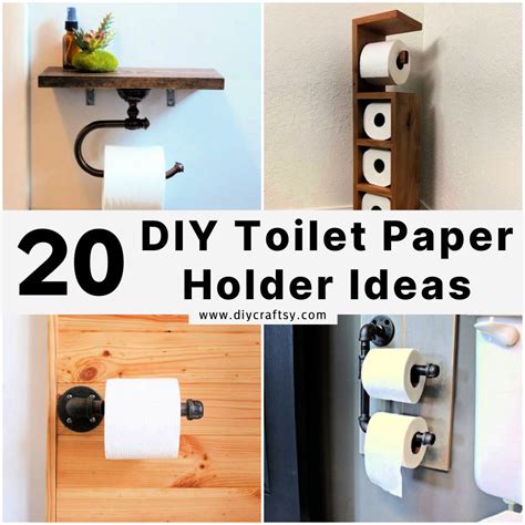 20 Unique Diy Toilet Paper Holder Ideas To Make