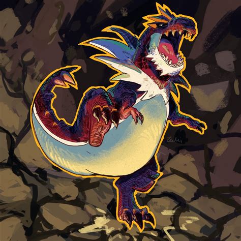 Tyrantrum Pokemon Drawn By Beeteal Danbooru