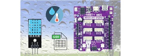 Dht11 Sensor Data Logging Using Maker Uno Rp2040