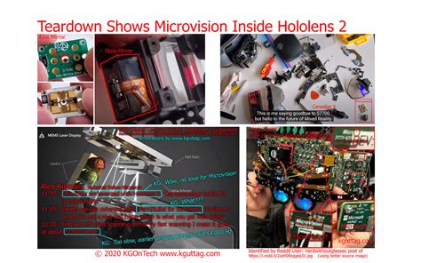 teardown shows microvision inside hololens 2 kgontech