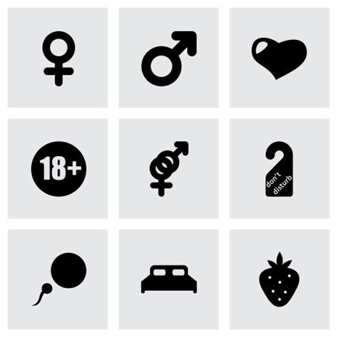 Sex Toys Neon Icons Royalty Free Vector Image VectorStock