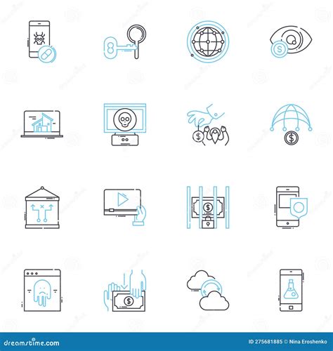 Product Refinement Linear Icons Set Polishing Improvement Optimization Development