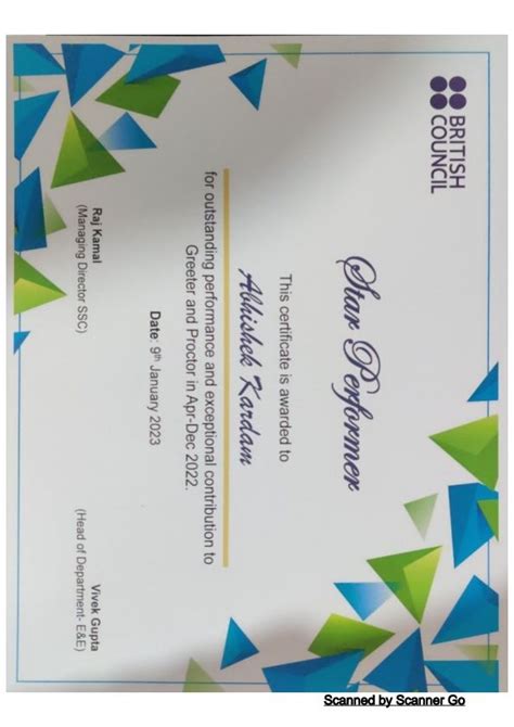 Abhishek Kardam On Linkedin Starperformer Britishcouncil