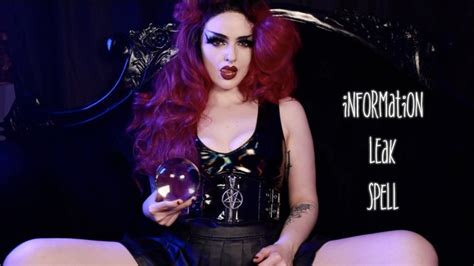 Information Leak Spell Empress Poison Clips4sale
