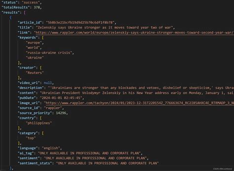 用几个新闻聚合平台api获取新闻文本数据（python版本）newsapi Csdn博客