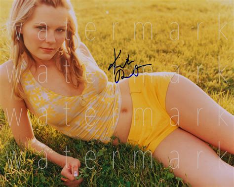Kirsten Dunst Sexy Signed 8x10 Rp Photo Autograph Etsy