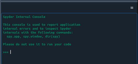 Error Internal Console · Issue 19881 · Spyder Idespyder · Github
