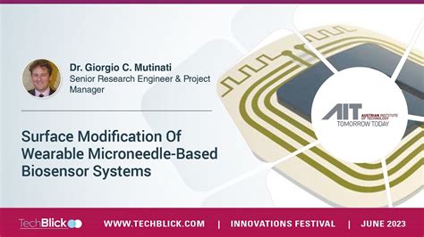 Ait Austrian Institute Of Tech Surface Modification Of Wearable Microneedle Based Biosensor