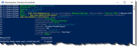 creating alerts for azure sql database with powershell art of the dba