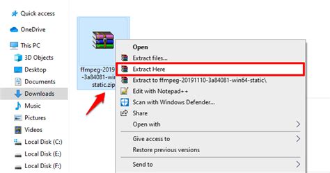 Install FFmpeg On Windows 10 And Add FFmpeg To Windows Path
