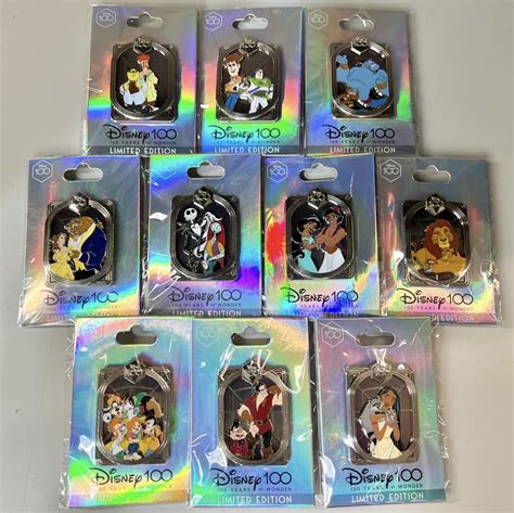 Celebrating 100 Years With Character Series 5 Pins At Disney Employee