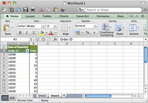 Pivot Table Excel Mac 2017 Cabinets Matttroy